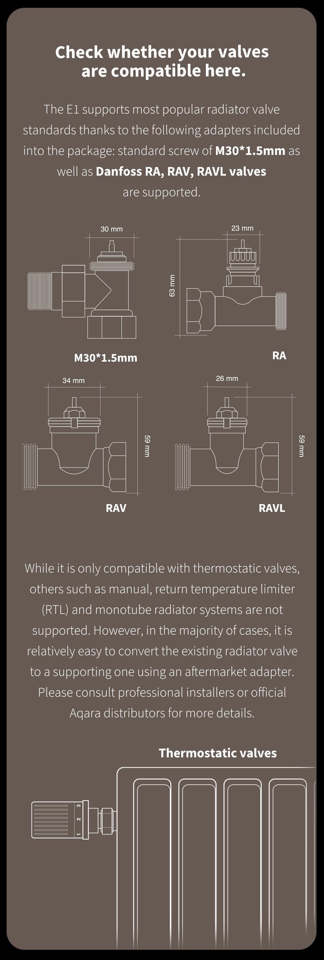 Radiator Thermostat E1