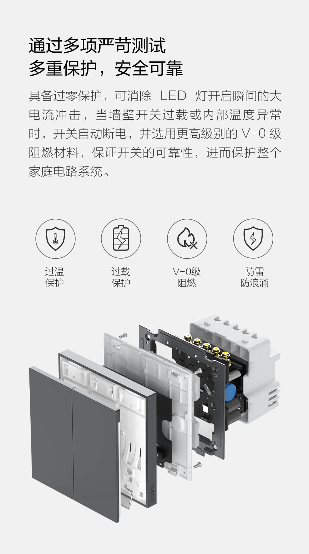 Aqara 智能墙壁开关 H1 Pro（零火版） - Aqara 全屋智能